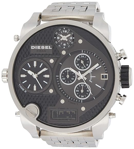 Buy Diesel Analog-Digital Black Dial (Big Dial) Men's Watch - DZ7221 at ...