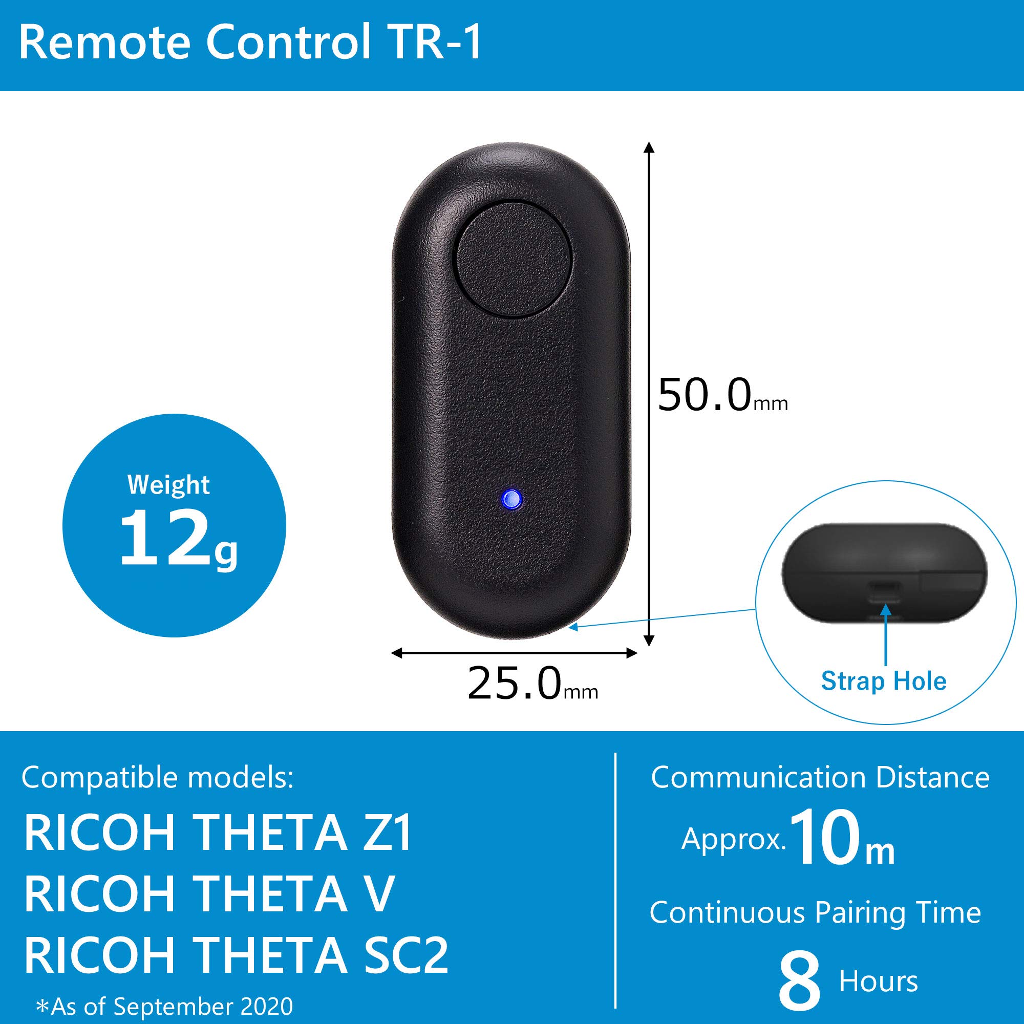 Mua Remote Control TR-1 for Theta - Compatible Models: Theta Z1, Theta ...