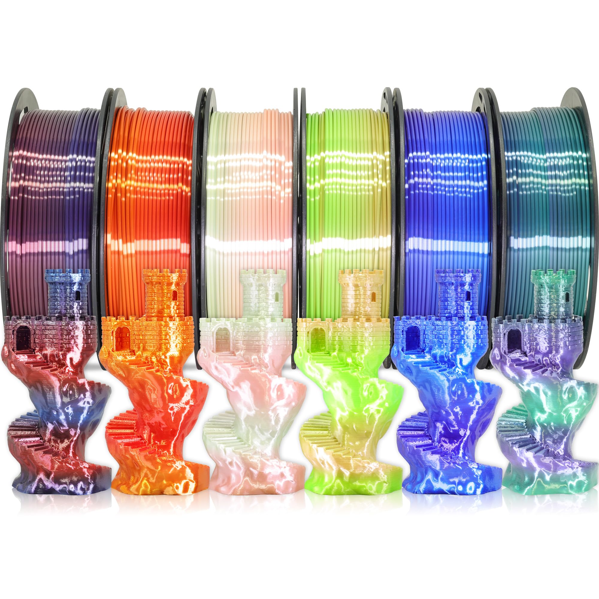 Mua MIKA3D Mixed 6 Spools Fast 2 Color Change 3D Printer Filament ...