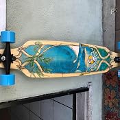 Amazon.com: Sector 9 Bamboo Lookout Drop-Thru Complete Longboard ...