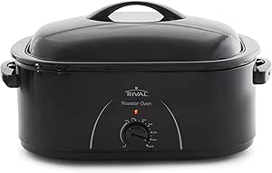 Rival RO230-B 22-Quart Roaster Oven, Black: Amazon.com.mx: Hogar y Cocina