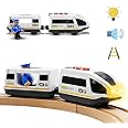 Amazon.com: Tiny Land Battery Operated Train Set - Motorized Train for ...