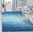 Amazon.com: Wonnitar Modern Ombre Area Rug 3x5, Washable Light Blue ...