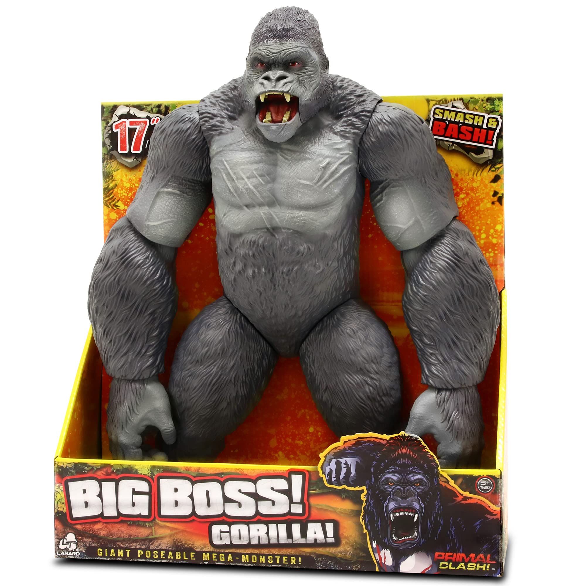 Mua Lanard Primal Clash! Big Boss Gorilla! - 17'' Action Figure, Giant ...