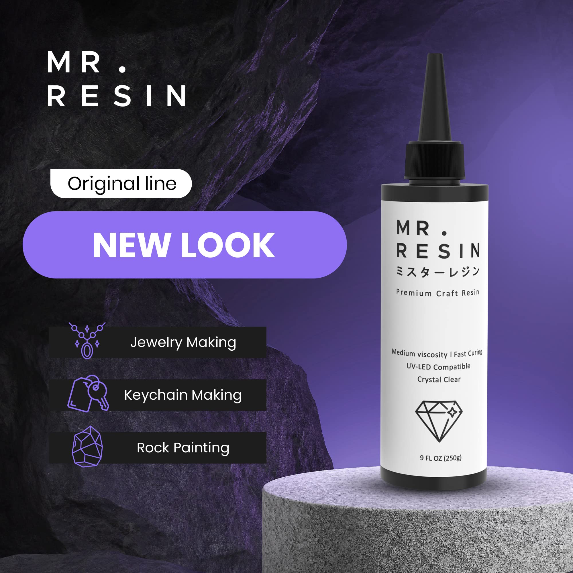 Mua MR. RESIN UV Resin kit with Light (200g Kit) Crystal Clear UV Epoxy ...