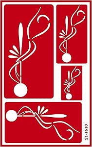 Amazon.com: Armour Etch Over N Over Stencil, Art Deco