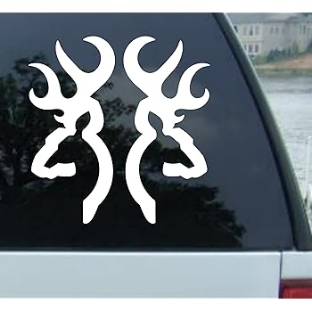 Amazon.com: Deer Buckmark Browning Gun Logo- Car, Truck, Notebook ...