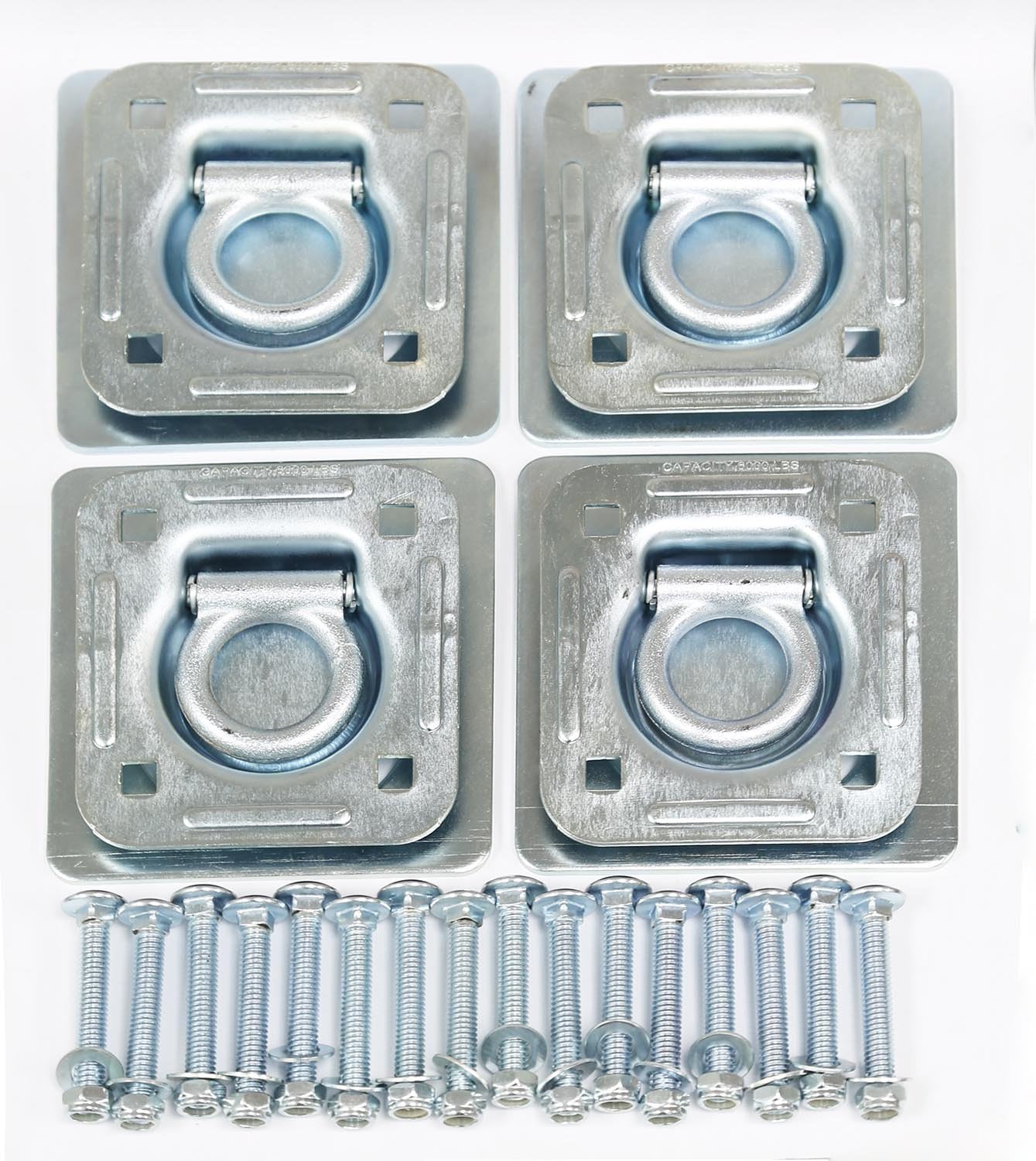Amazon.com: LIBRA Set of 4 Recessed D-Rings w/Backing Plates & Hard ...