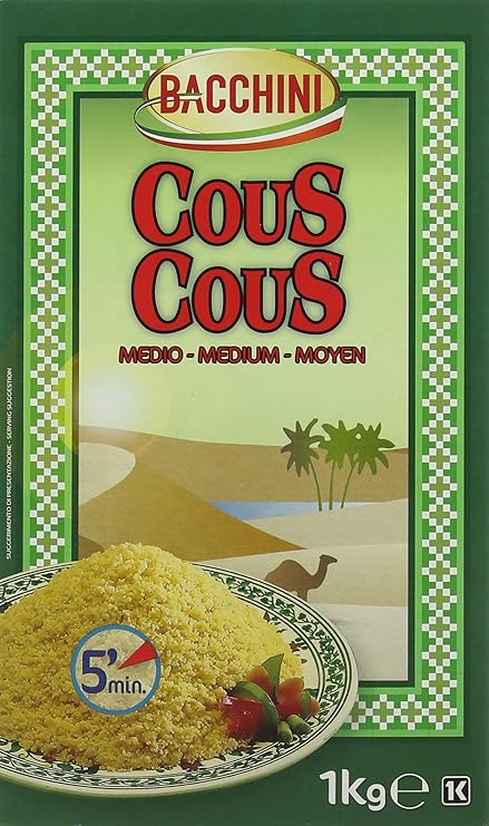 Bacchini Durum Wheat Couscous 1 kg (Pack of 10): Amazon.co.uk: Grocery