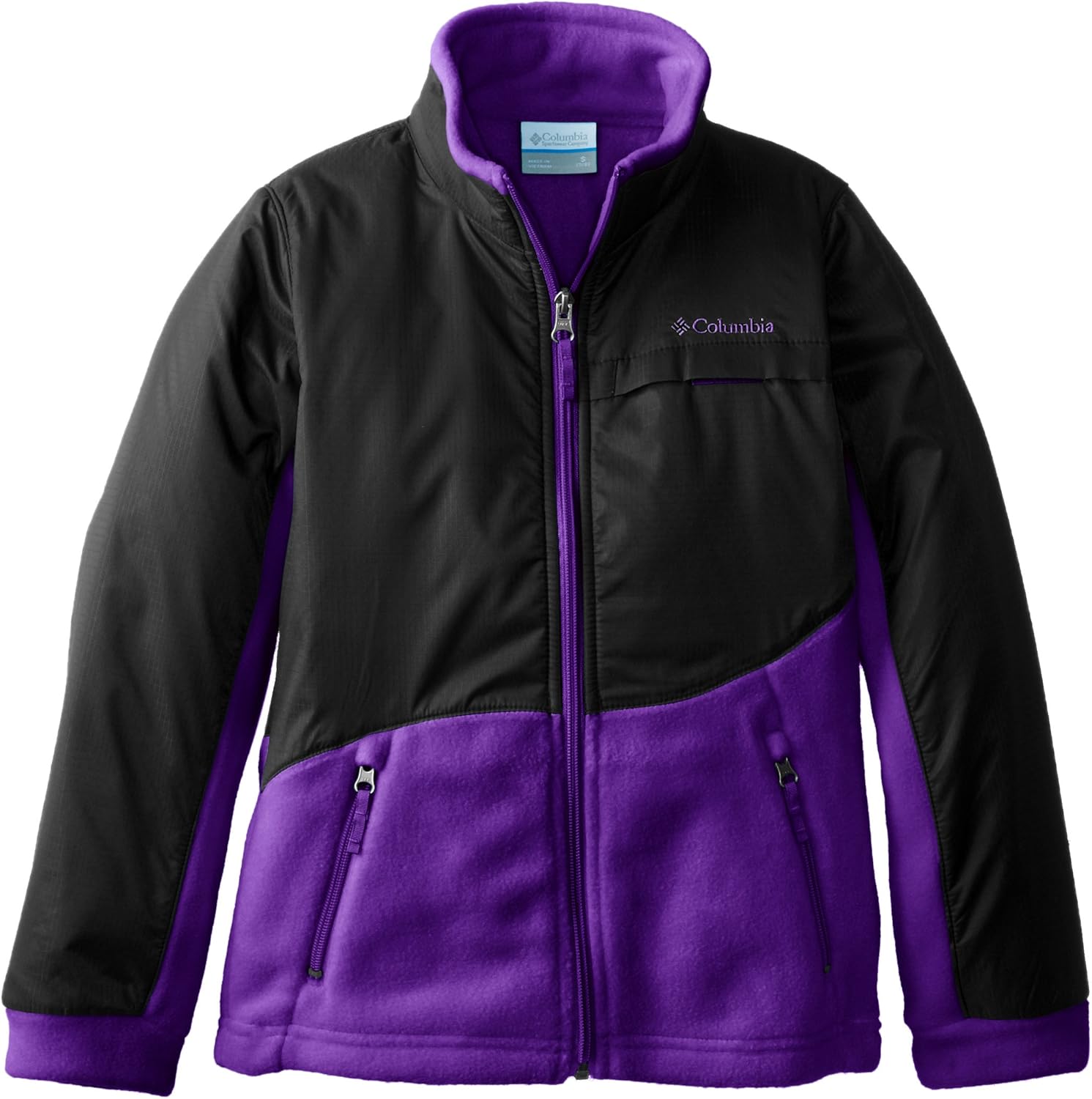 Amazon.com: Columbia Big Girls' Benton Springs Overlay: Fleece ...