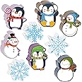 Amazon.com: 90 Pieces Winter Cutout Decorations Winter Mix Cut Outs ...