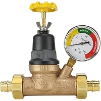 Amazon.com: Apollo Valves EPXPRV34WG Water Pressure Regulator w/Gauge ...