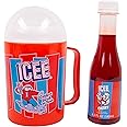 Amazon.com: ICEE Making Cup & Red Cherry Syrup Set. Make Slushies with ...