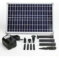 Amazon.com: 25W Solar Water Pump KIT: DC Dry-Run Protection Water Pump ...