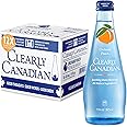 Amazon.com : Clearly Canadian Orchard Peach Sparkling Spring Water Beverage, Natural ...