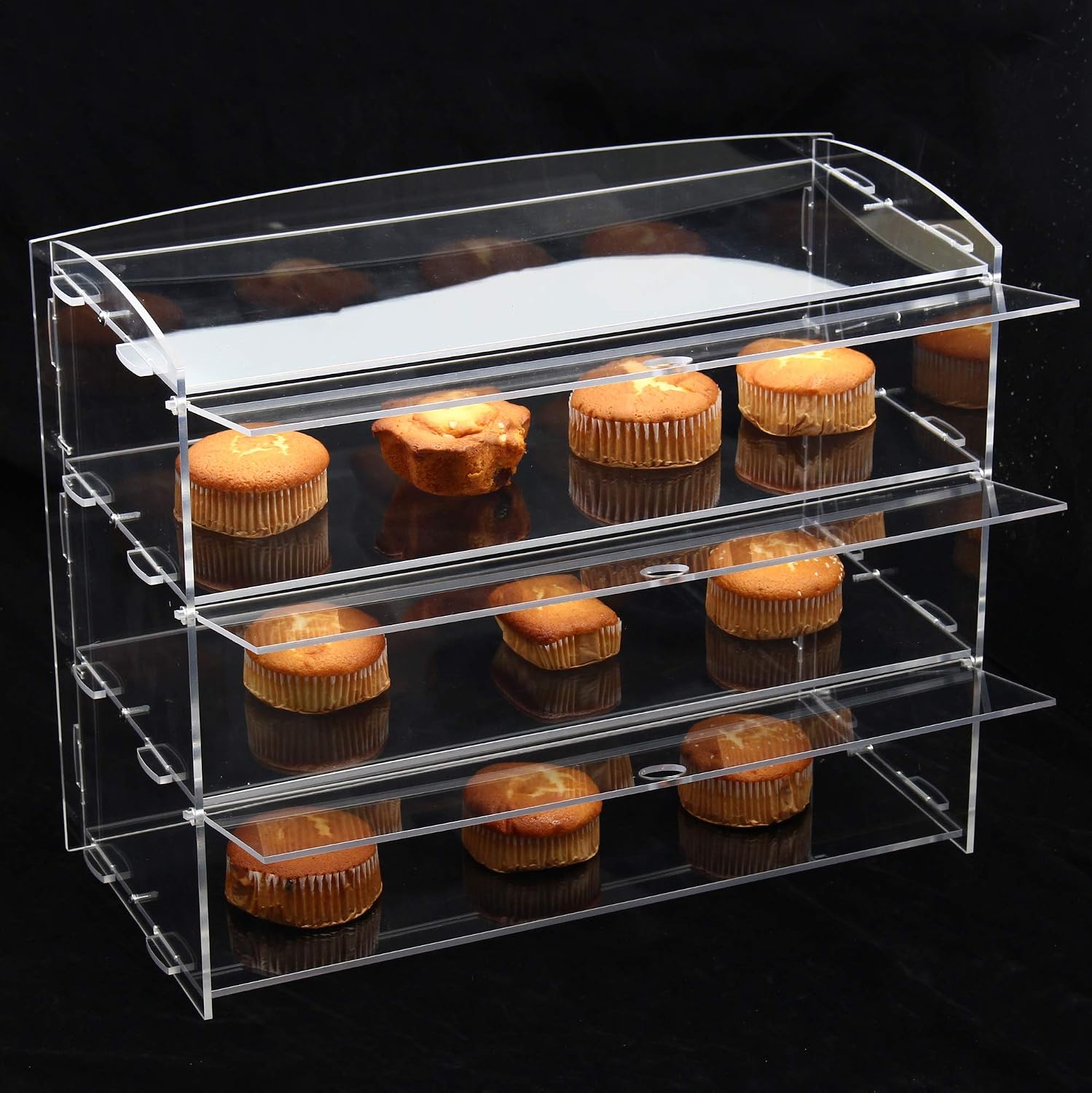 Grandma Shark Acrylic Display Pastry Cabinet, Clear Perspex, for ...