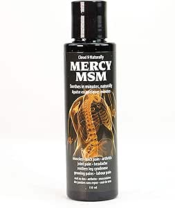 Mercy MSM Natural Pain Relief Lotion Cream 110 milliliters: Amazon.ca ...