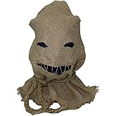 Amazon.com: Uyecos Halloween Horror Mask With Straw Hair Creepy Scary ...