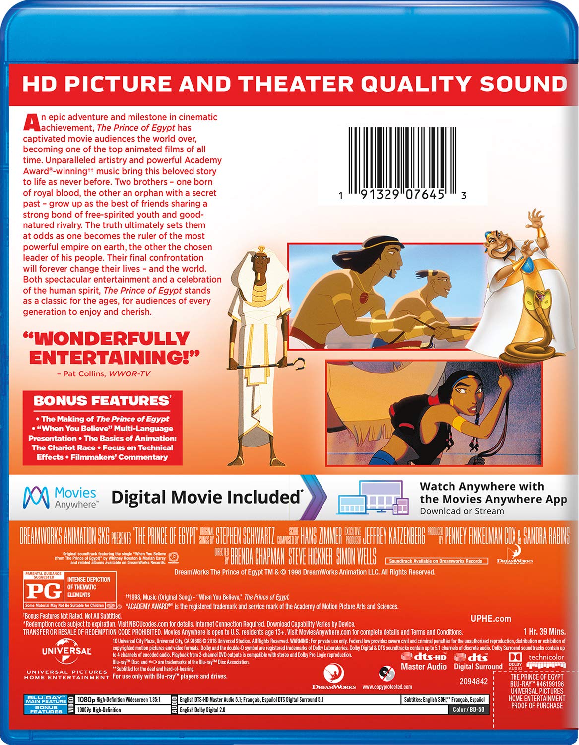 Mua The Prince of Egypt [Blu-ray] The Prince of Egypt [Blu-ray] Blu-ray ...