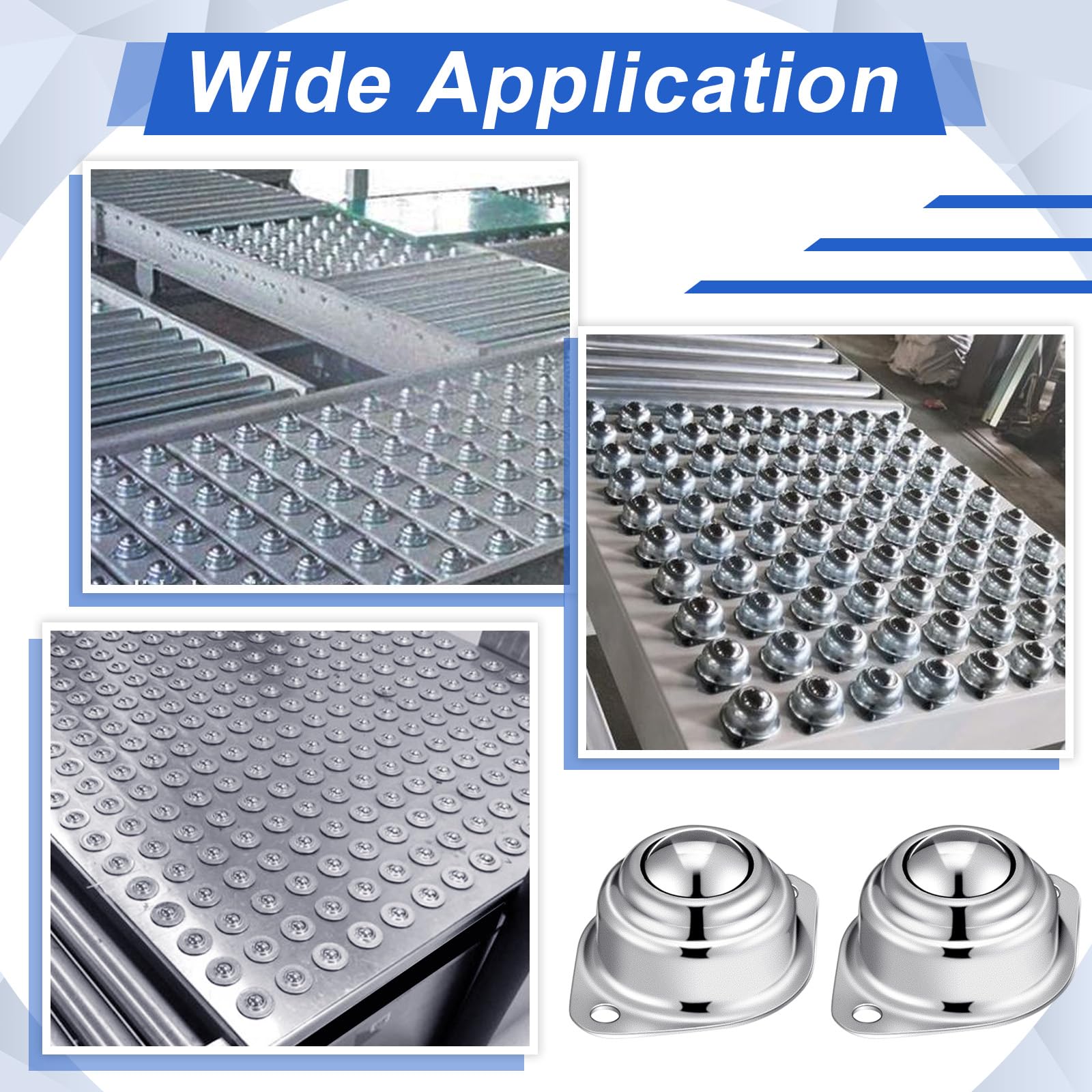 Mua 30 Pcs Roller Ball Transfer Bearing Carbon Steel Round Ball ...