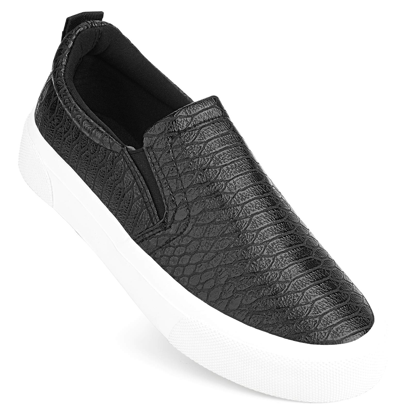 JENN ARDOR Slip On Sneakers Women Comfortable Walking Slip On Shoes ...