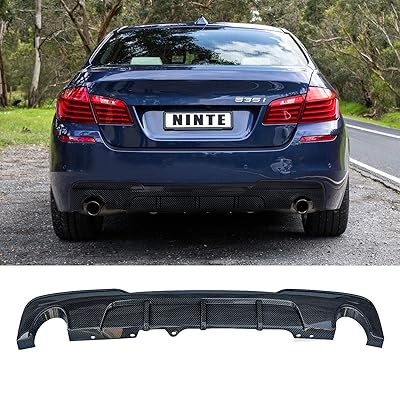 Buy NINTE Rear Diffuser for 2011-2016 BMW F10 F11 5 Series 535i 535d ...