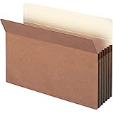 Amazon.com : Smead File Pocket, Straight-Cut Tab, 5-1/4" Expansion ...