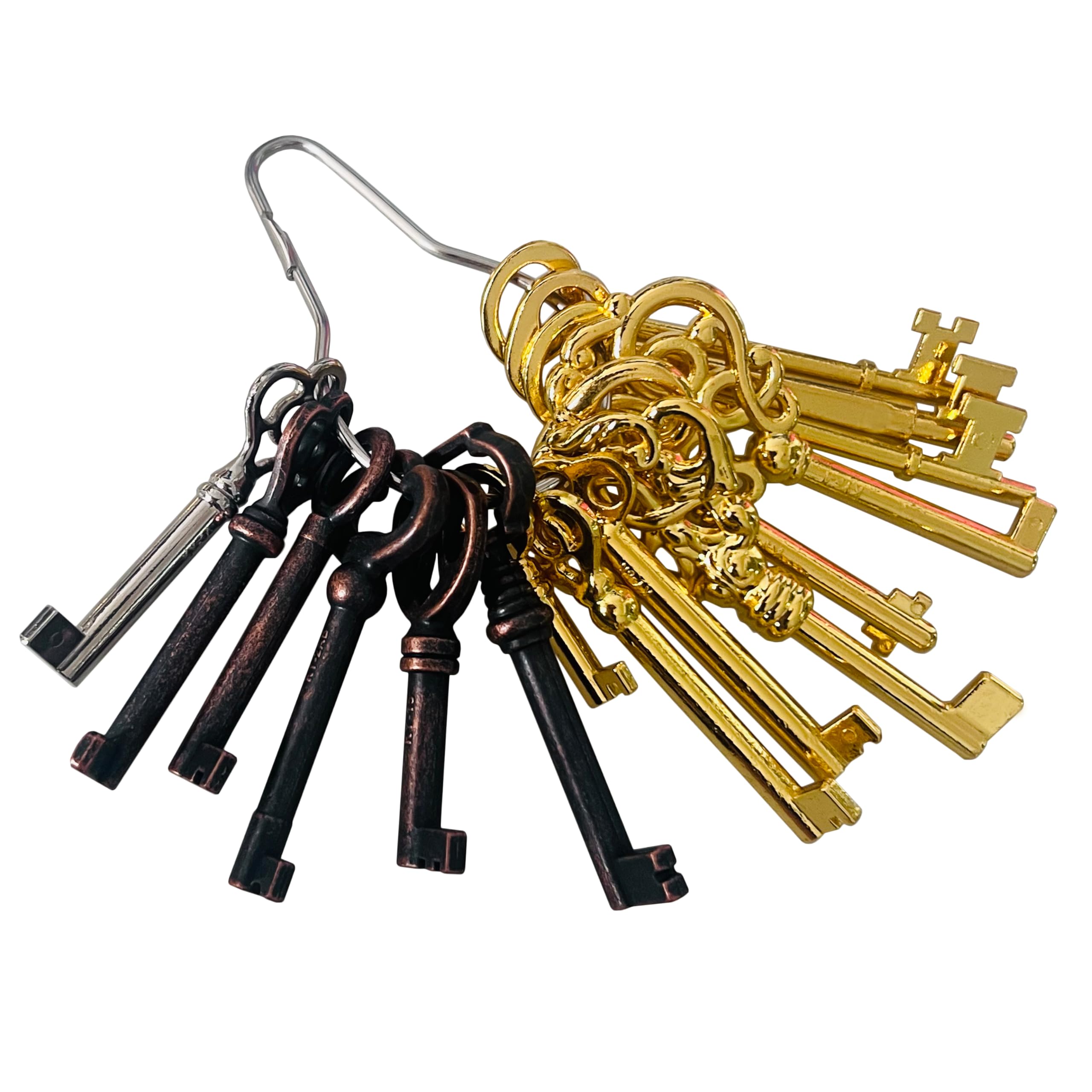 Haz·quls 15 Skeleton Key Set Universal Replacement Skeleton Keys Kit ...