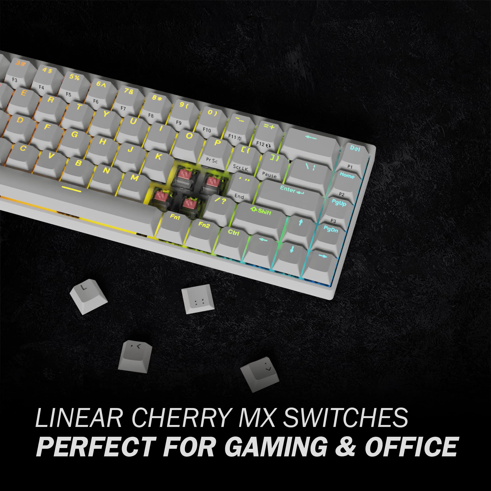 Mua DURGOD Hades 68 RGB Mechanical Gaming Keyboard - 65% Layout ...