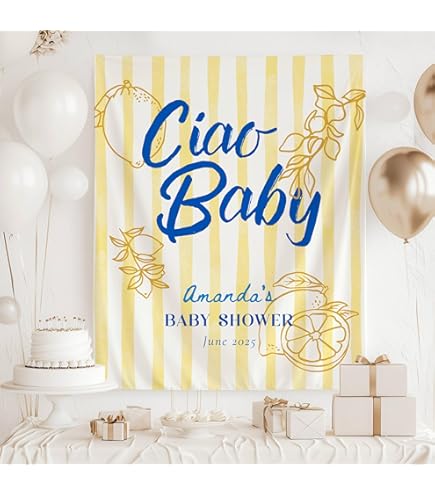 Italian Baby Shower Decorations