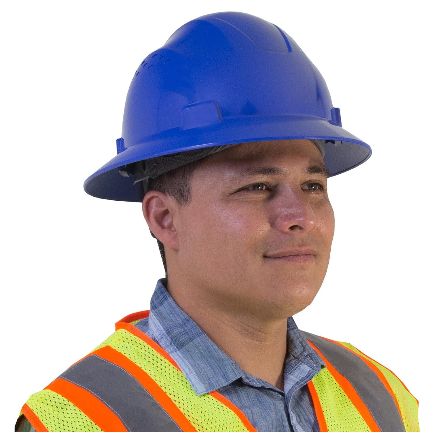 PPE By JORESTECH Home HDPE Full Brim Style Hard Hat Helmet w/Adjustable ...