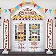 Amazon.com: ShinyRelief 15 Pcs Circus Decorations Carnival Striped ...