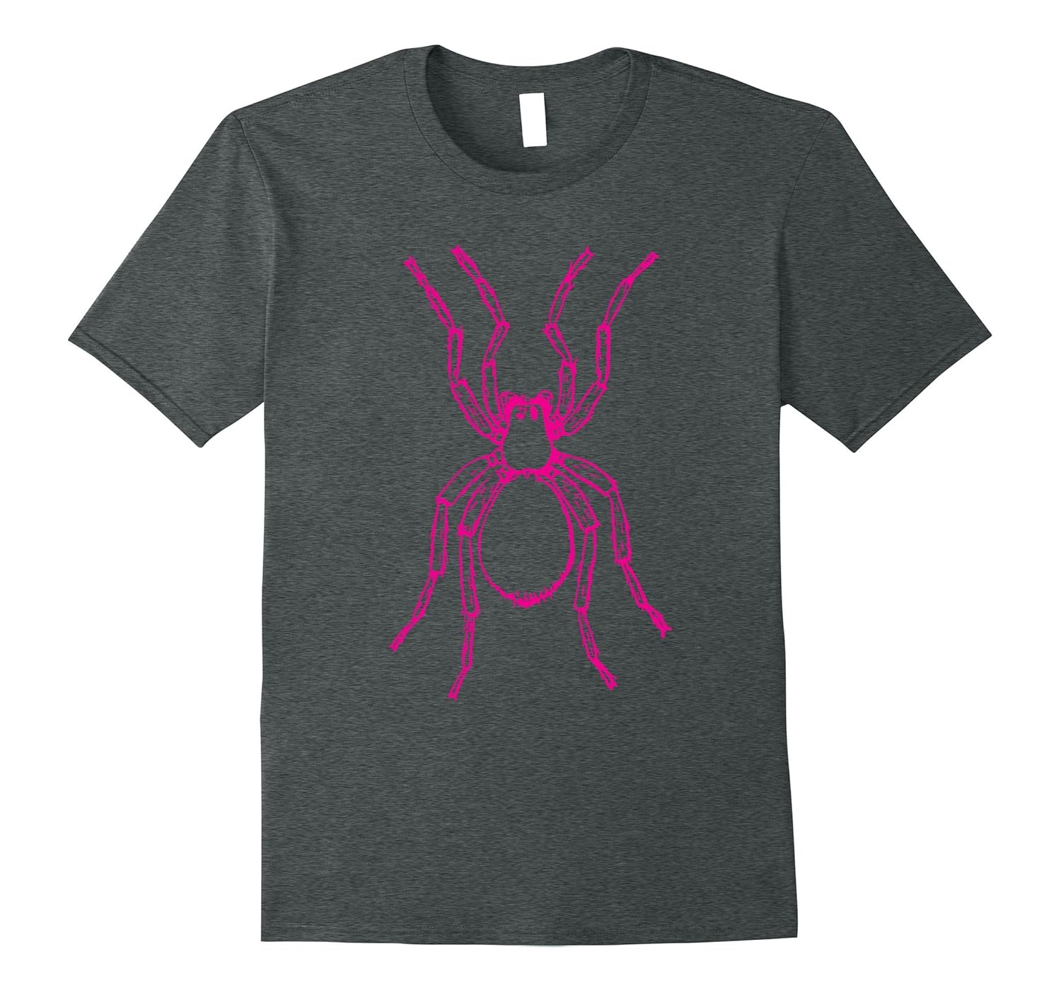 Magenta Spider T Shirt Moth Web Scary Bug Venom Insect Lover