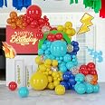 Amazon.com: 142Pcs Primary Color Balloon Kit for Circus & Carnival ...