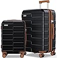 Amazon.com | Vipbox Luggage Sets 2 Piece 20/24 Inch (3-YEARS VIP ...