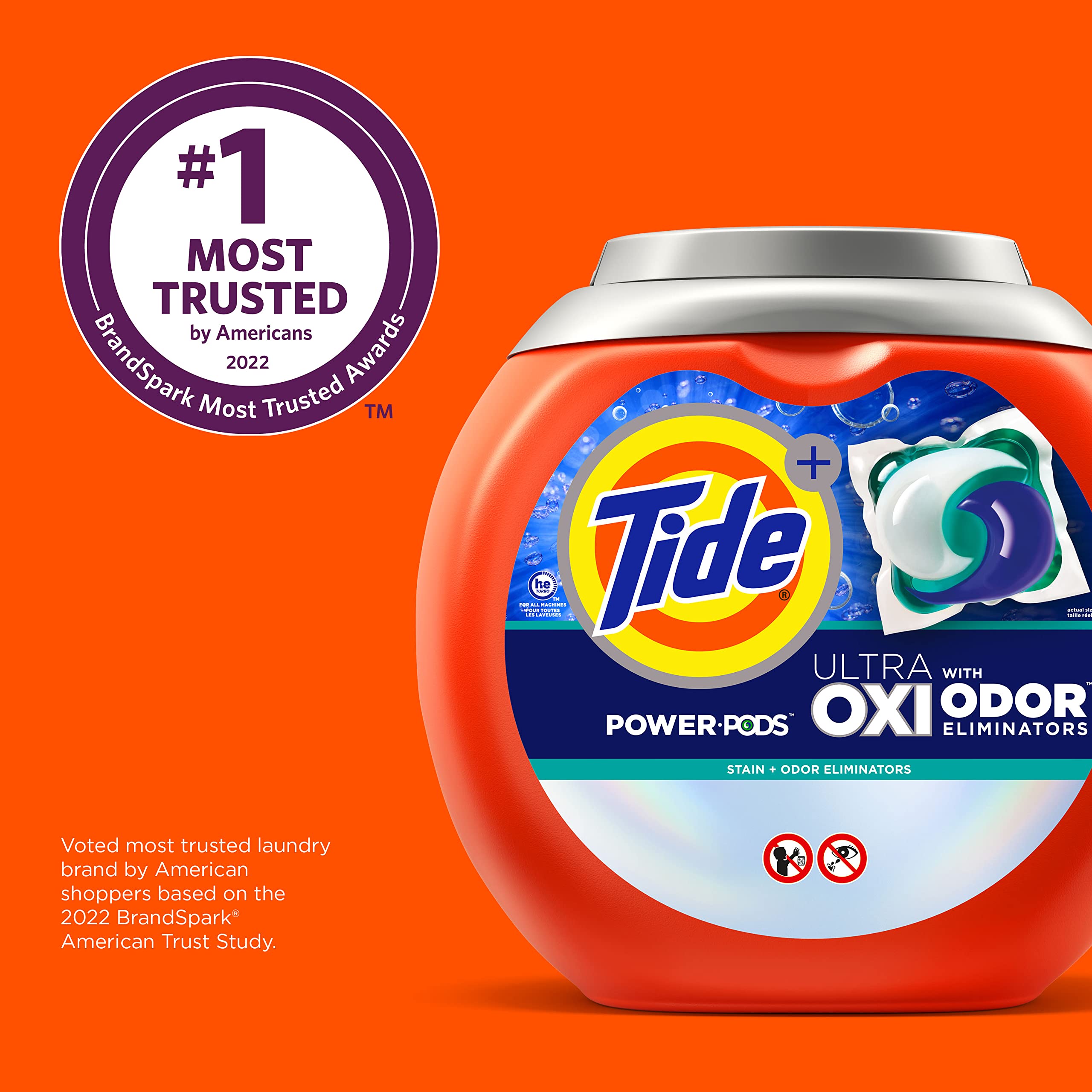Mua Tide Ultra OXI Power PODS with Odor Eliminators Laundry Detergent ...