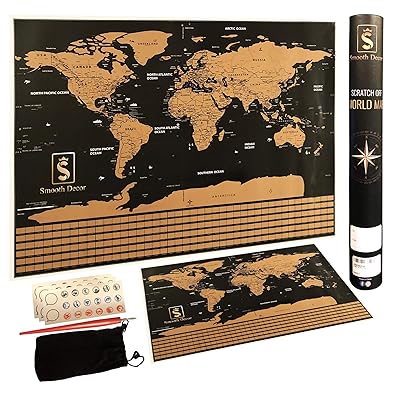 Scratch Off World Map by Smooth Decor - Complete Set Australia | Ubuy