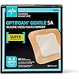Amazon.com: Medline Optifoam Gentle Silicone Faced Foam Dressing, Super Absorbent, 4x4 (Pack of ...