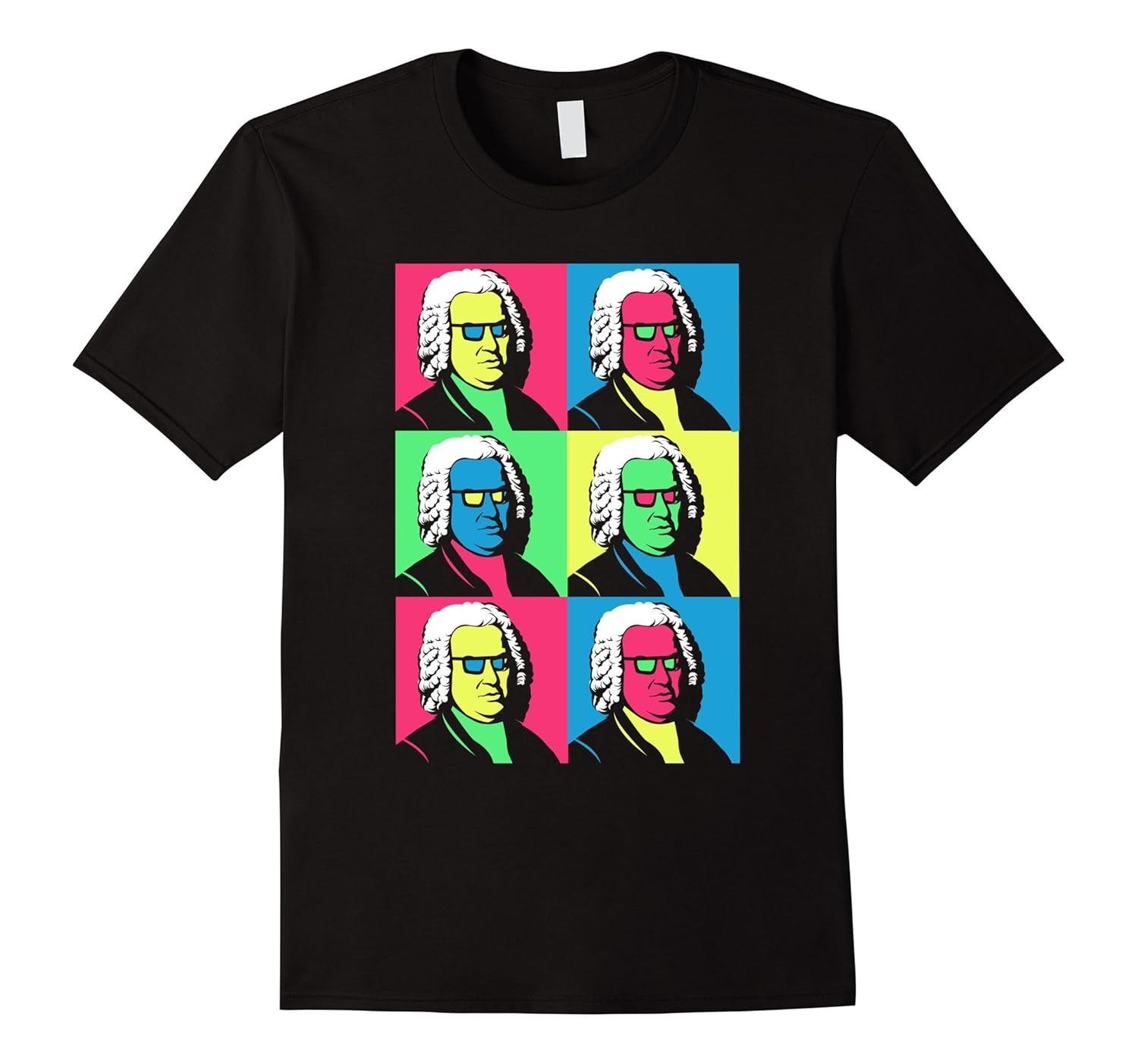 Bach Pop Art T-Shirt – Funny Bach-CD – Canditee