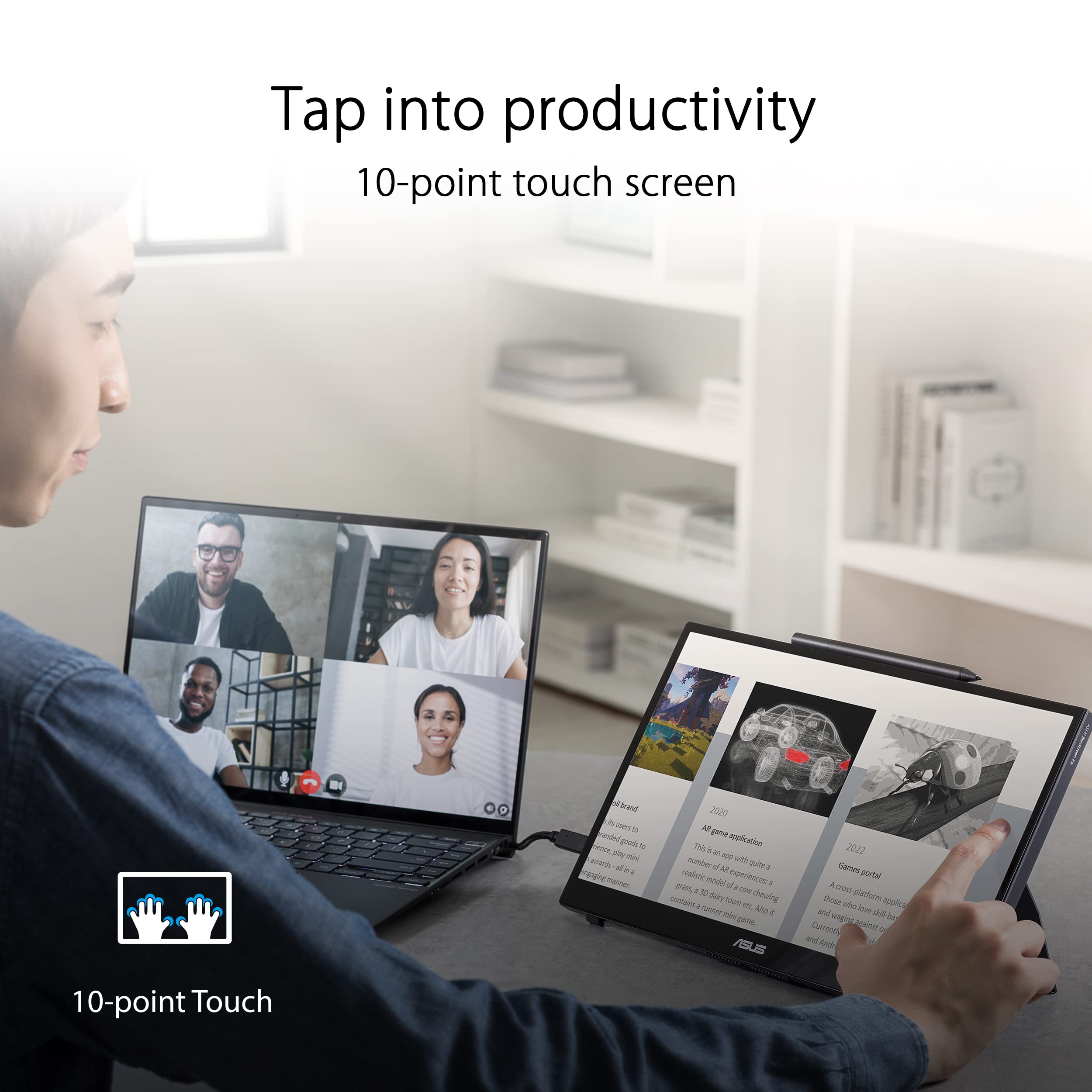 Mua ASUS ZenScreen Ink 14” 1080P Portable Touchscreen Monitor (MB14AHD ...