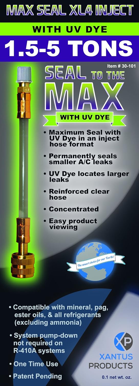 Max Seal XL4 Inject with UV Dye - - Amazon.com