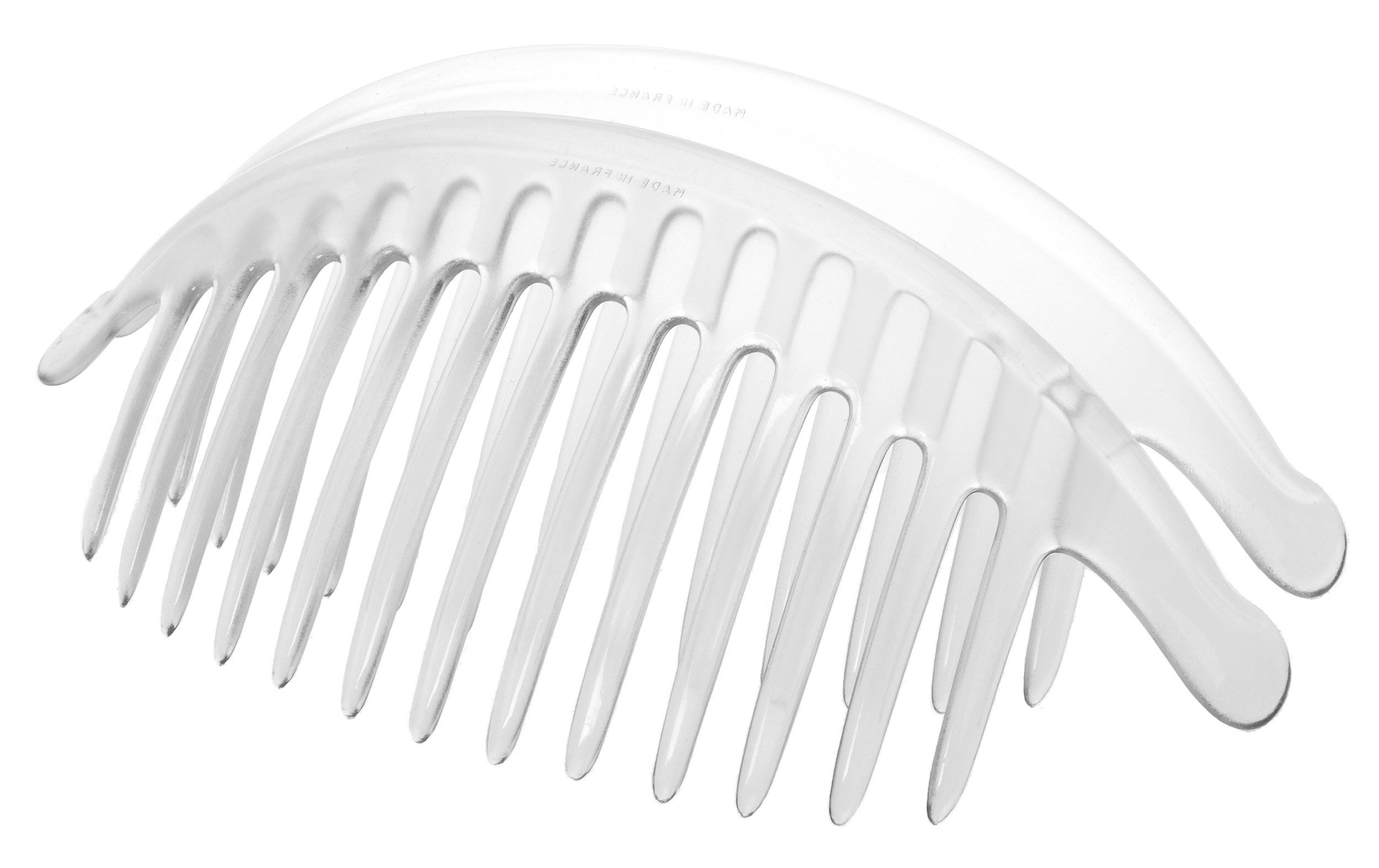 Amazon.com : France Luxe Belle Larger Interlocking Comb, Tortoise, Set ...