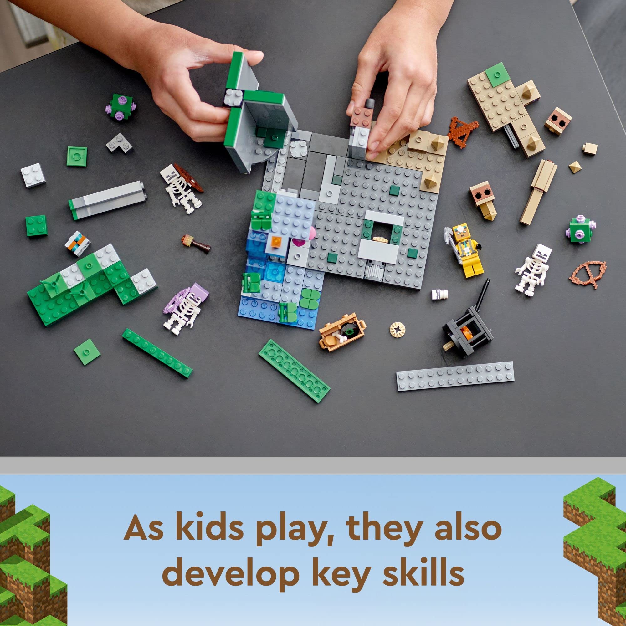 Mua LEGO Minecraft The Skeleton Dungeon Building Toy Set, Halloween ...