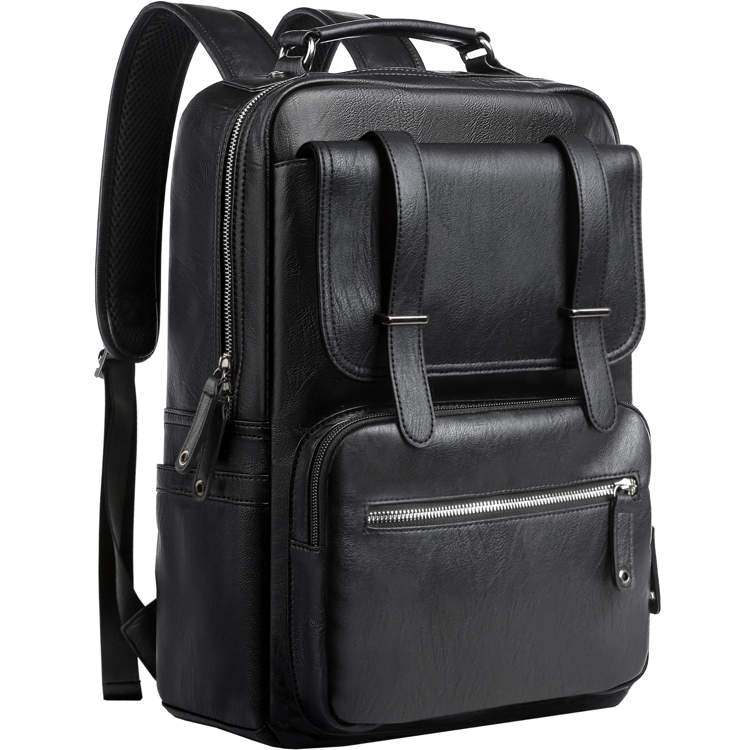 MATE ELAN Leather Backpack Laptop 15.6 inch Lightweight Retro Business ...