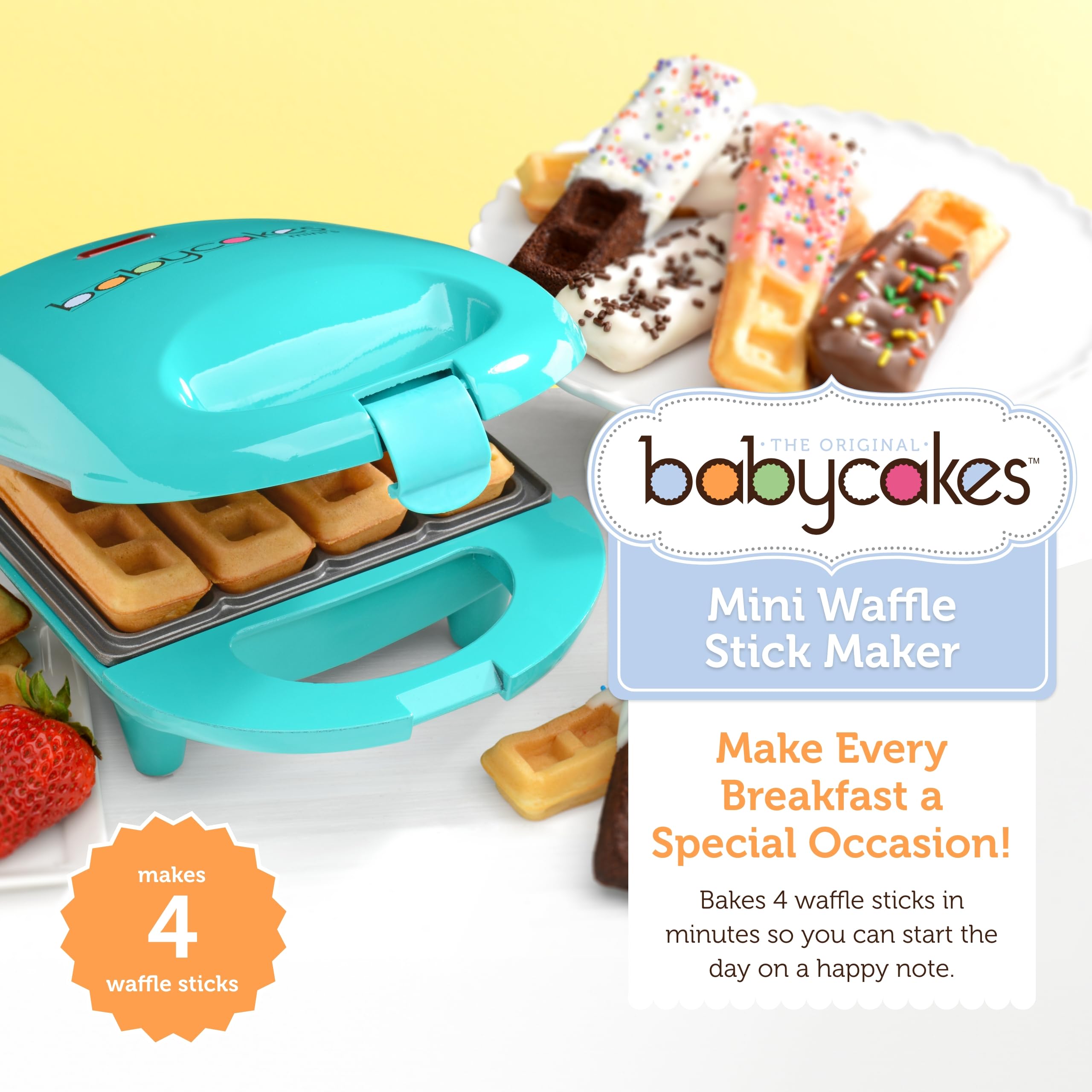 Mua Babycakes Mini Waffle Stick Maker by Select Brands - Mini Waffle ...