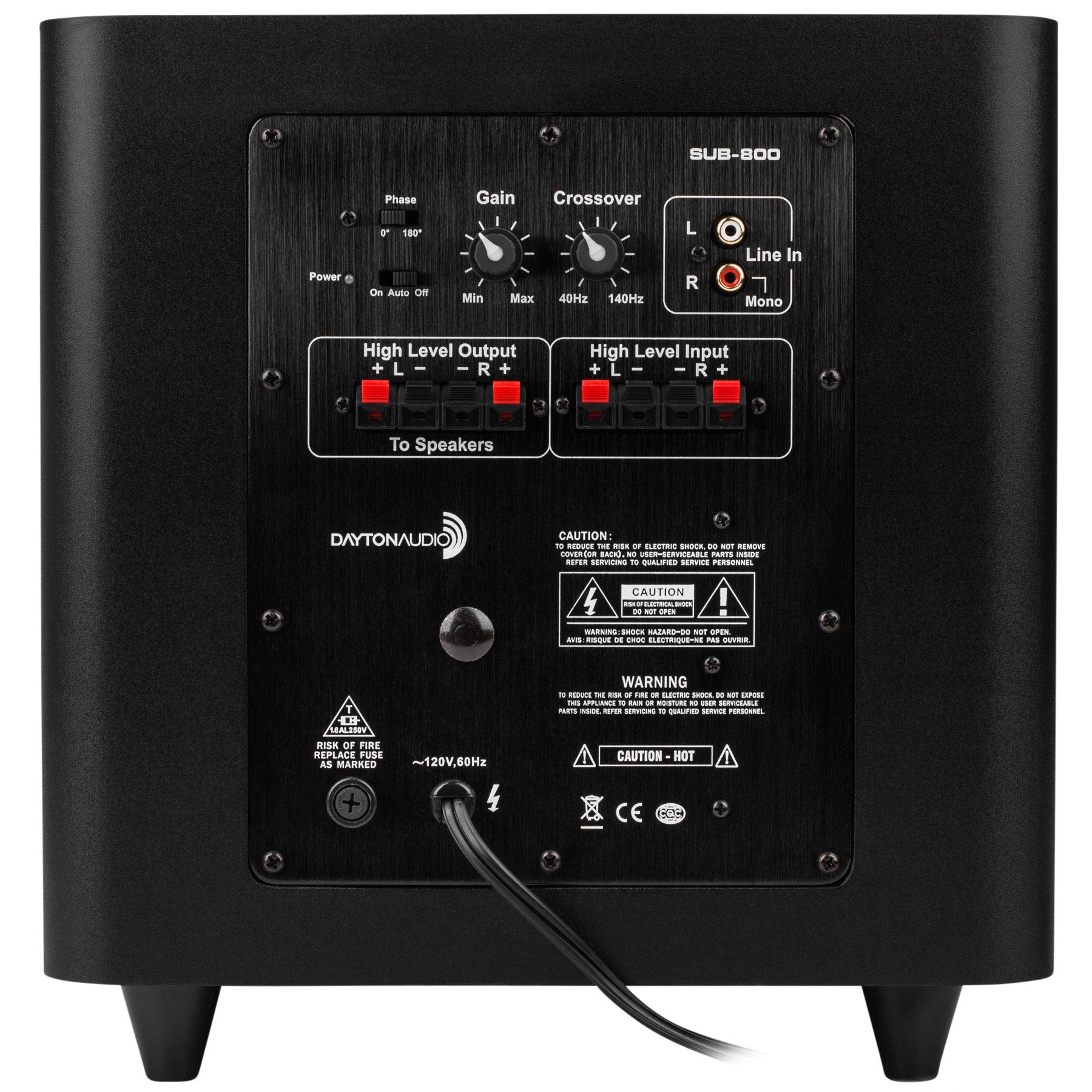 Mua Dayton Audio SUB-800 8" Powered Subwoofer trên Amazon Mỹ chính hãng ...