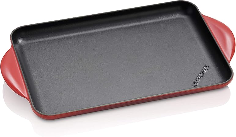 Le Creuset Enamelled Cast Iron Rectangular Griddle, For Low Fat Cooking ...