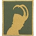 Amazon.com: Norse God Loki Helmet Iron-On Patch - Made in The USA ...