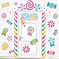Amazon.com: Funrous Candy Party Door Decoration Candyland Party ...