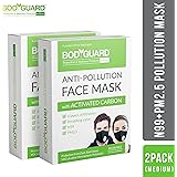 BodyGuard Reusable Anti Pollution Face Mask with Activated Carbon, N99 ...
